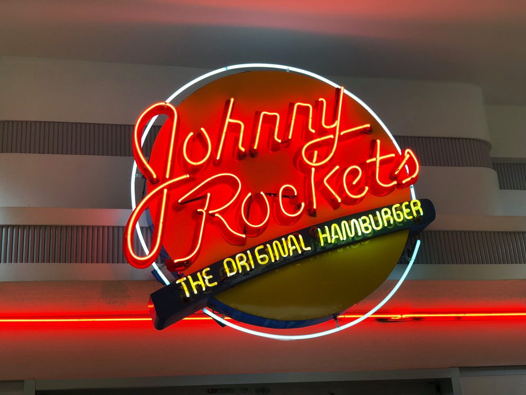 Johnny Rockets Neon Sign - ARCHITECTURAL SIGNAGE AND DISPLAYS